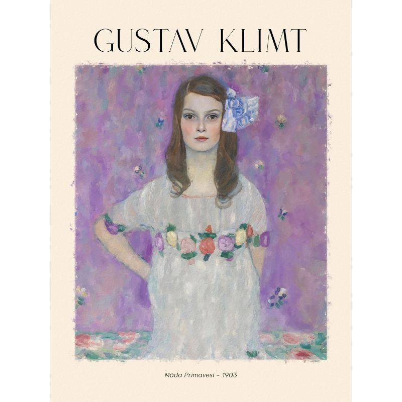 Poster - Mäda Primavesi by Gustav Klimt