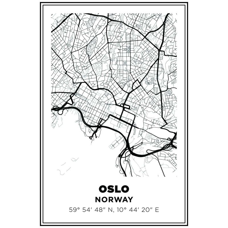 Oslo Map Poster